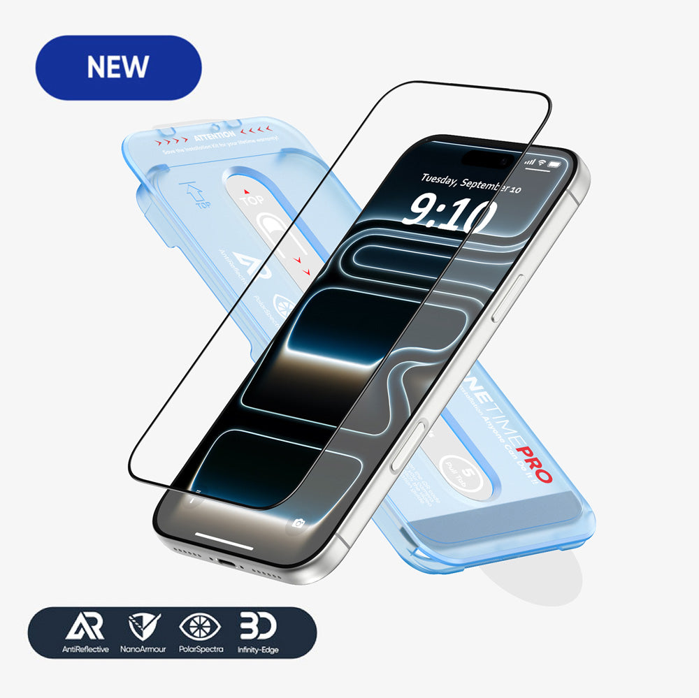 FLOLAB Best iPhone 17 Screen Protector Infinity Edge & Anti Reflective