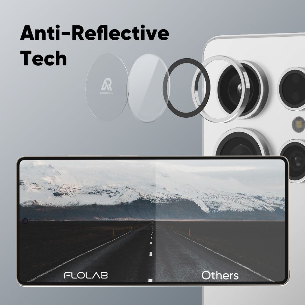 Galaxy S25 Ultra Anti Reflective 3D Screen Protector with Anti Rainbow ...