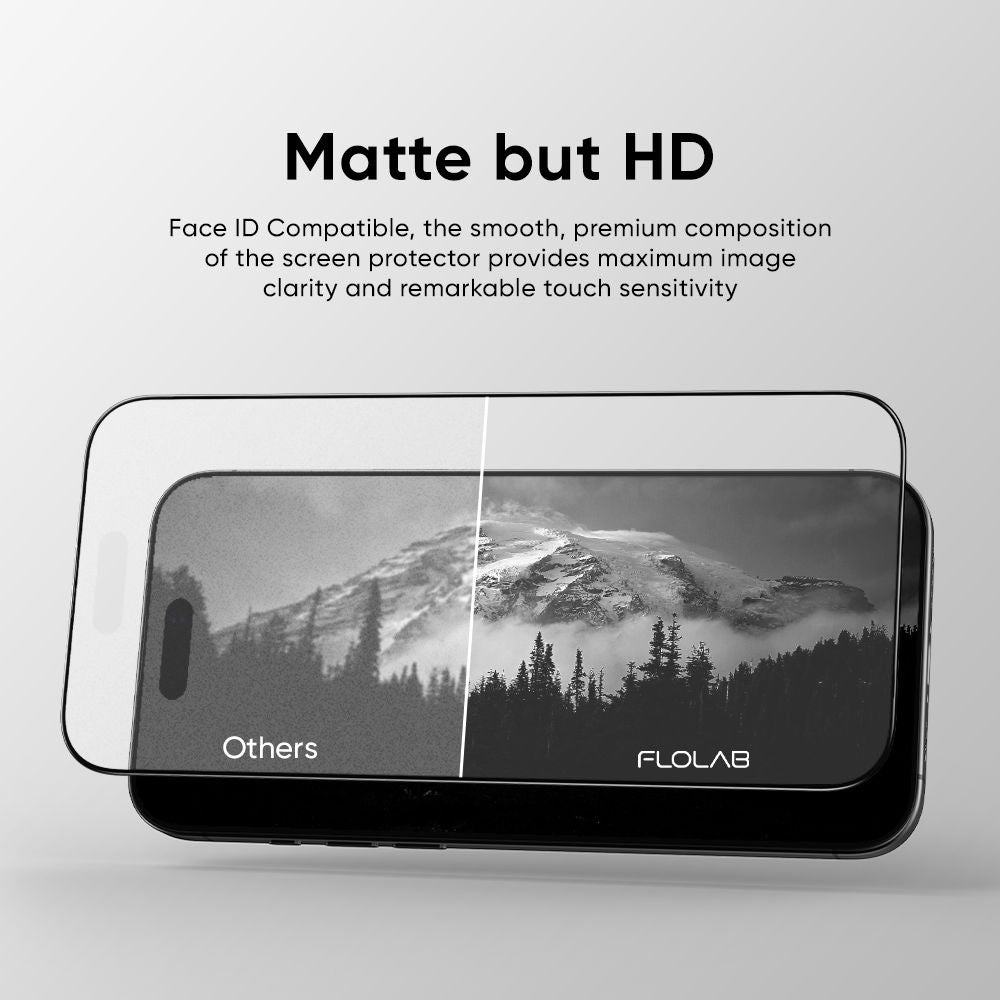 iPhone Screen Protectors | Privacy, Anti Glare, Crystal Clear - FLOLAB