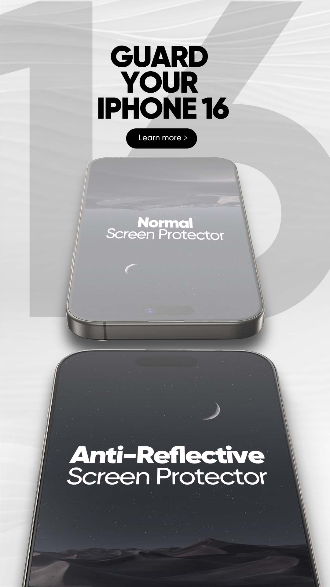 FLOLAB iPhone Screen Protectors: ClearVue, PolarSpectra Tech
