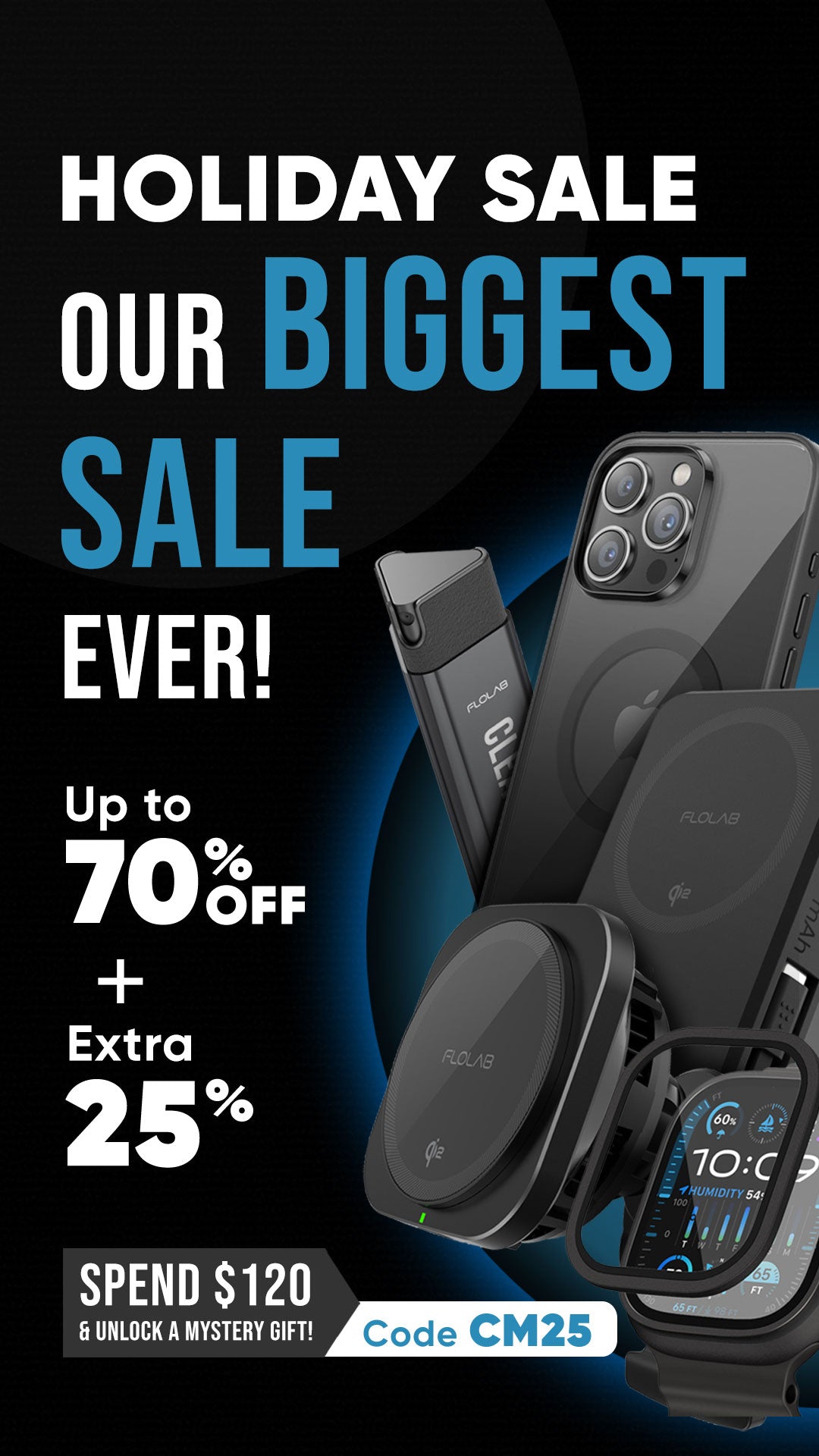 FLOLAB iPhone Screen Protectors: ClearVue, PolarSpectra Tech