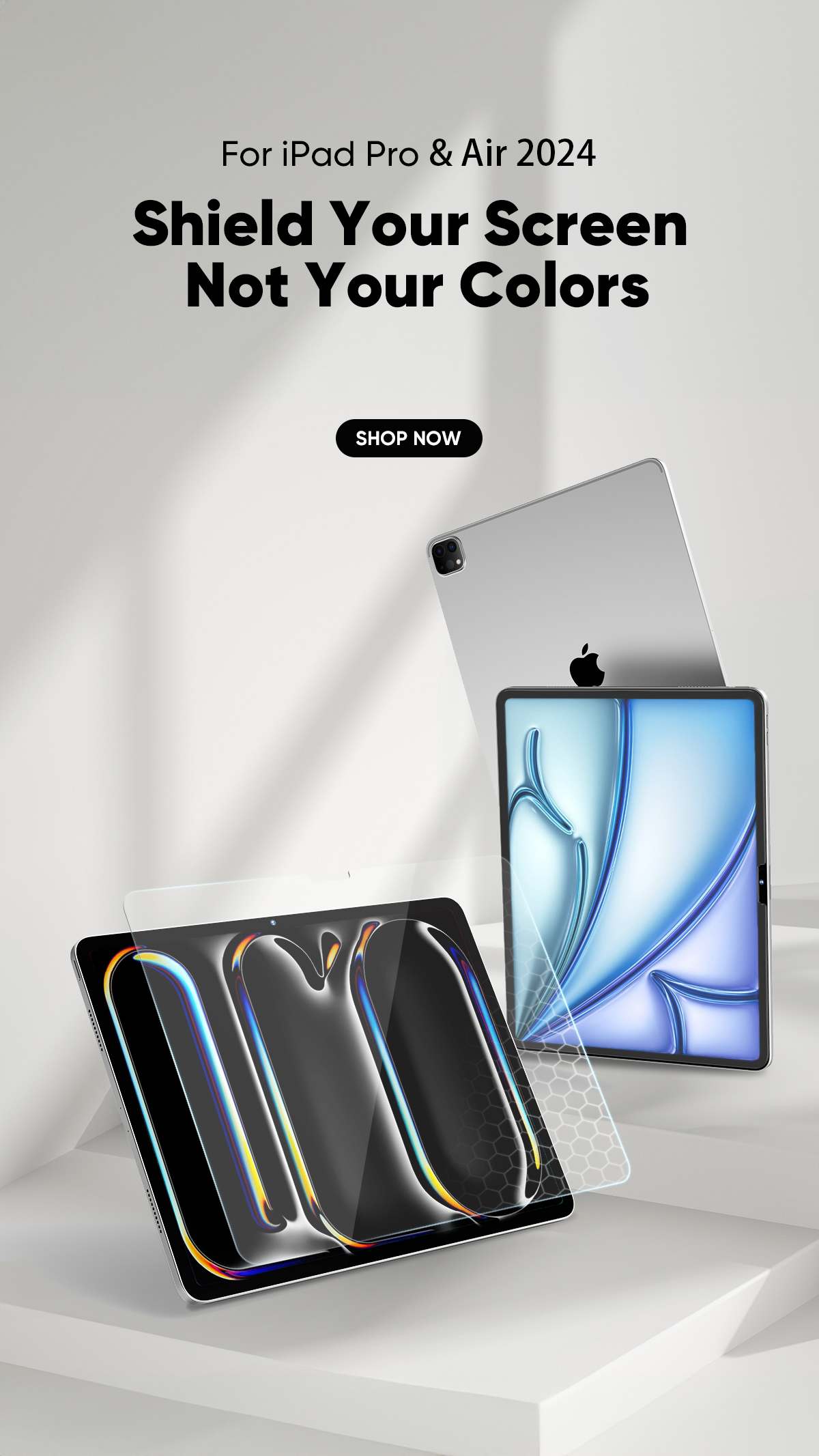 FLOLAB iPhone Screen Protectors: ClearVue, PolarSpectra Tech